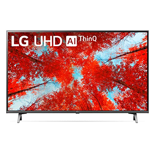 LG 43-Inch Class UQ9000 Series Alexa Built-in 4K Smart TV (3840 x 2160), 60Hz Refresh Rate, AI-Powered 4K, Cloud Gaming (43UQ9000PUD, 2022) (Renewed)