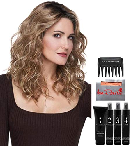 Raquel Welch & Christy's Wigs Bundle - 8 Items: High Octane Wig Q & A Booklet, 2oz Travel Size Wig Shampoo, Conditioning Spray, Flexible Spray, HD Smooth, Wide Tooth Comb & Wig Cap - Color: SS17_23