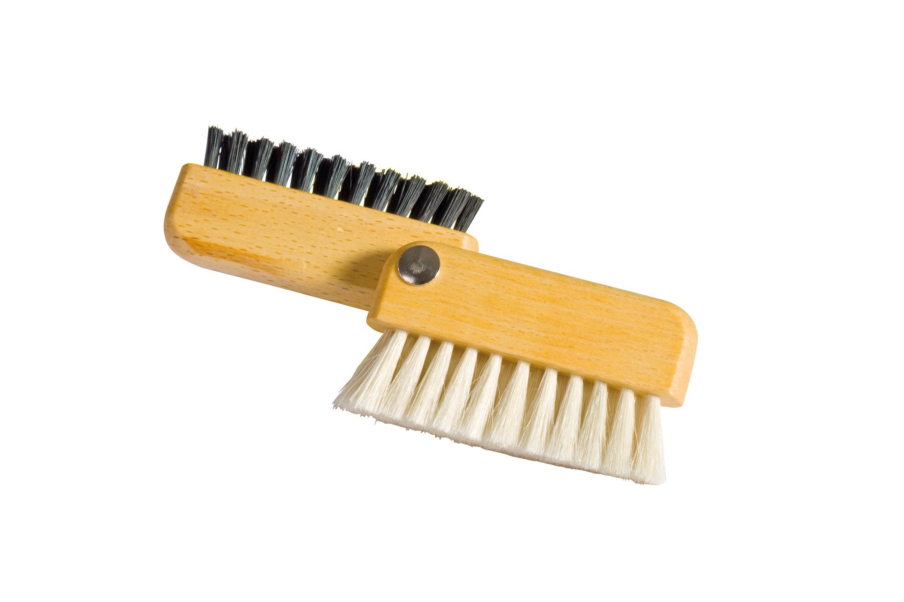 REDECKER Goat Hair/Natural Pig Bristle Laptop Brush with Oiled Beechwood Handle, 3-Inches - German Goat Hair Laptop Brush