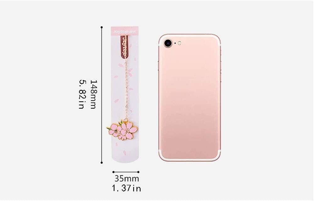RIOMAN Bookmarks Metal Bookmark Bookmark Sprout Bookmarks Bookmark 4pcs Metal Creative Bookmark, Student Cute Pendant Stationery Book Pendant, Anime Bookmark