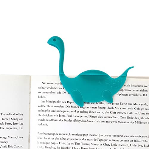 VIEWFLY Cute Bookmarks,Loch Ness Monster Bookmark,3D Cartoon Dinosaurs Bookmark,Funny Book Markers for Women Kids