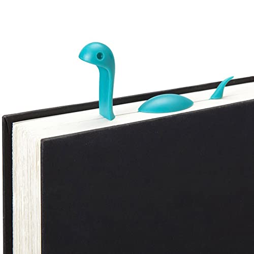 VIEWFLY Cute Bookmarks,Loch Ness Monster Bookmark,3D Cartoon Dinosaurs Bookmark,Funny Book Markers for Women Kids