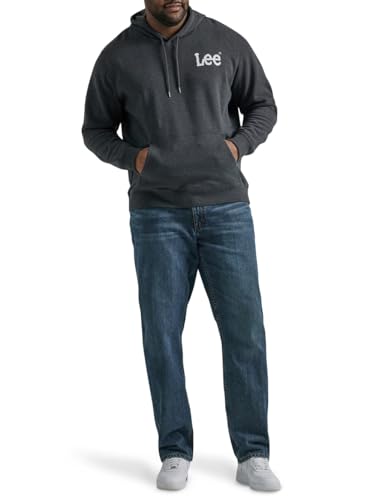 Lee Men's Big & Tall Legendary Relaxed Straight Jean, Lieutenant, 48W x 28L