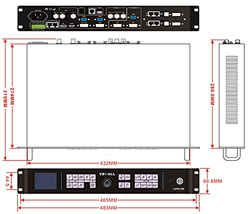 Best Price for Stage Events VDWALL HD LED Video Processor LVP615 LVP615S LVP615D LVP615U (LVP615S)