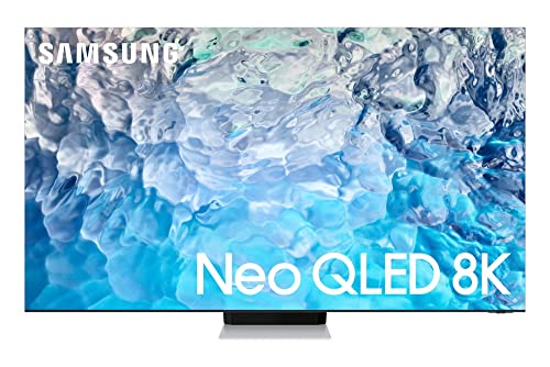 SAMSUNG QN65QN900BFXZA 8K QLED UHD HDR Smart Infinity-Screen TV with a Walts TV Full Motion Mount for 43"-90" Compatible TV's and a Walts HDTV Screen Cleaner Kit (2022)
