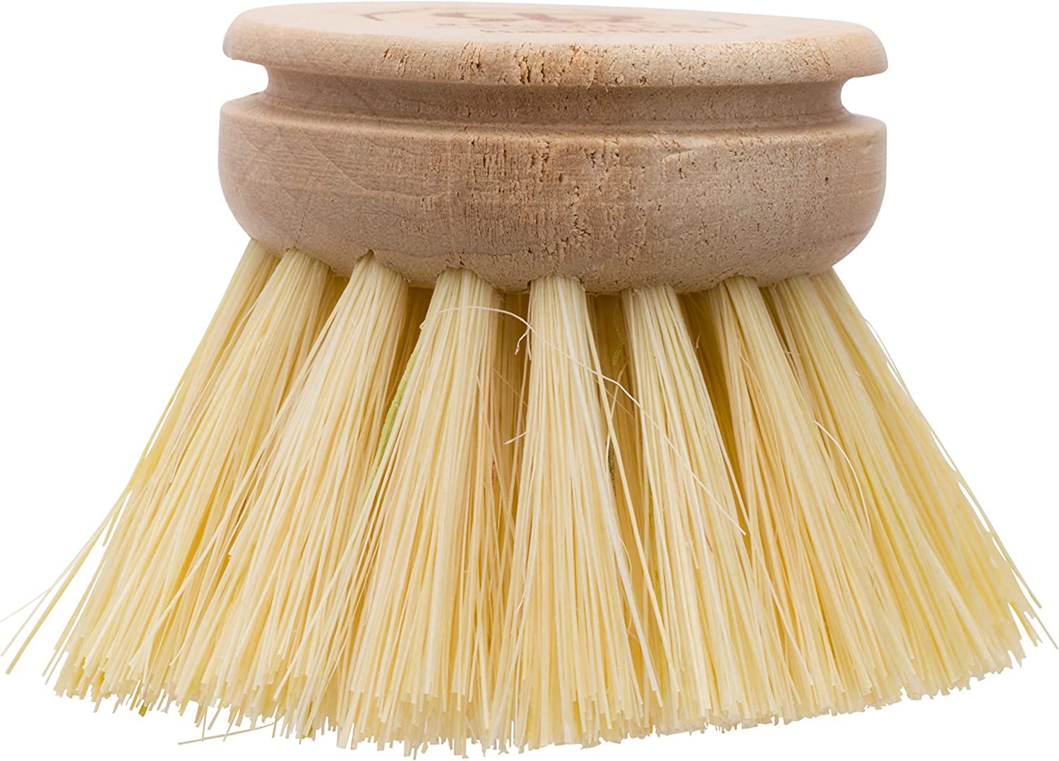 REDECKER Tampico Replacement Head for Dish Brush - Set of 2, 2-inch - Made in Germany - Tampico Fiber & Untreated Beechwood Handle - Replacement Head for Redecker Dish Brush