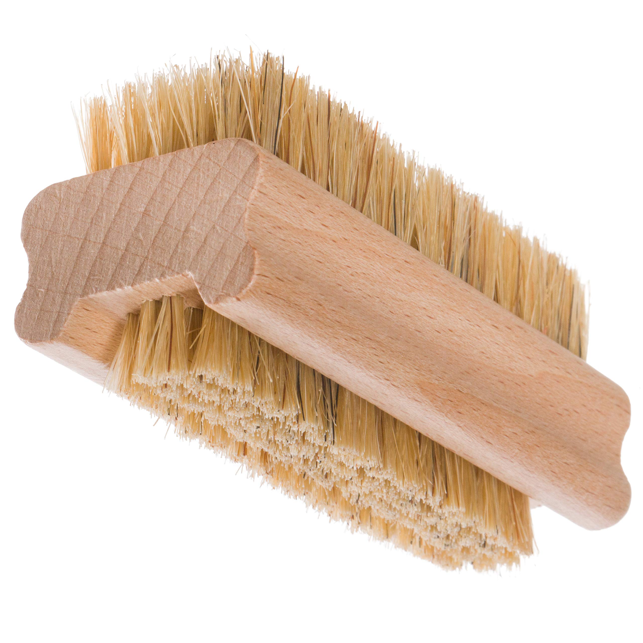 Redecker Natural Pig Bristle Nail Brush with Untreated Beechwood Handle, 3-3/4-Inches