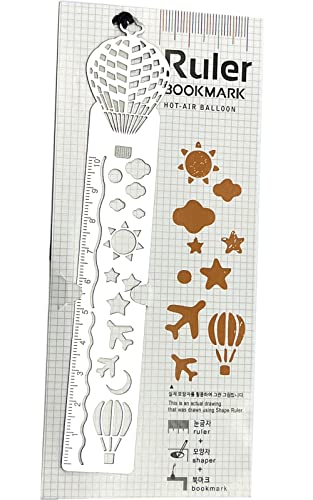 Metal Bookmarks Ruler 4pcs Multifunctional Metal Bookmark Ruler Style Metal Bookmarks for Writers Teachers Friends Mothers Children