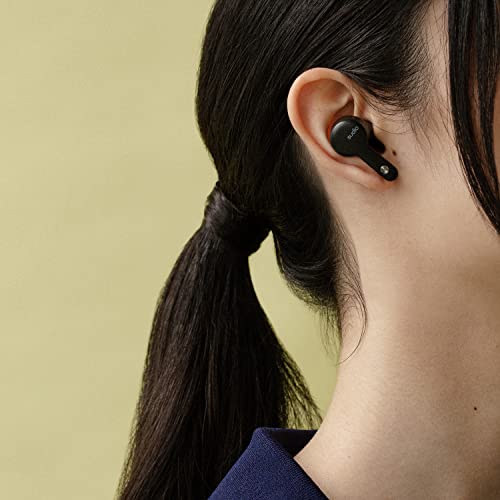 Sudio A2 True Wireless Earbuds with Charging Case, in-Ear Noise Cancelling Headphones with Microphone, Bluetooth 5.2, 30h Playtime, IPX4 Water Resistant (Black)
