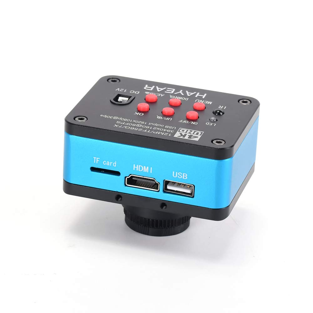 HAYEAR 4K UDH 2160P 1080P HDMI USB Industrial Microscope Camera for Machine PCB Board CPU Repair Soldering;PC Support Windows/Mac/Linux System