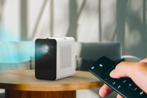 Kilable Portable Movie Projector with 7500 Lux for Outdoor Home, LED 1920x1080P HD Projector Support Bluetooth and WiFi Mini Wireless Projector 4k Compatible with iOS/Android Phone/USB/TV Stick