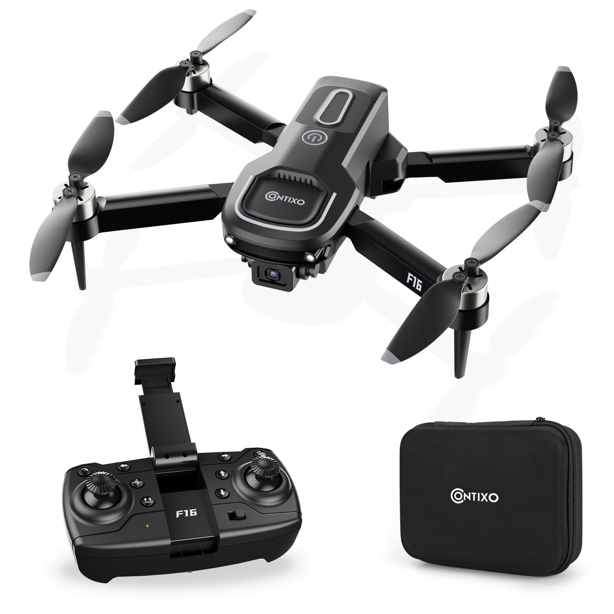 Contixo F16 FPV Drone with Camera for Kids - 2.4G RC Quadcopter Drones for Kids and Beginners with 6-Axis Gyro, 1080P HD Camera, Follow Me Mode, Gesture Control, One Key Starting, WiFi