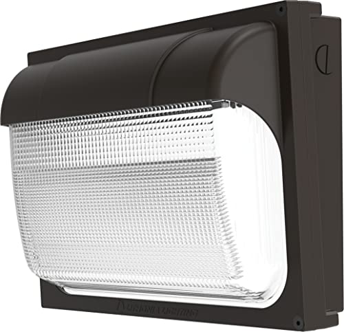 Lithonia Lighting LL ALO 40K TXD Brnz Outdoor TWX2 LED Adjustable Light Output 4000K MVOLT Glass Wall Pack in Textured Bronze