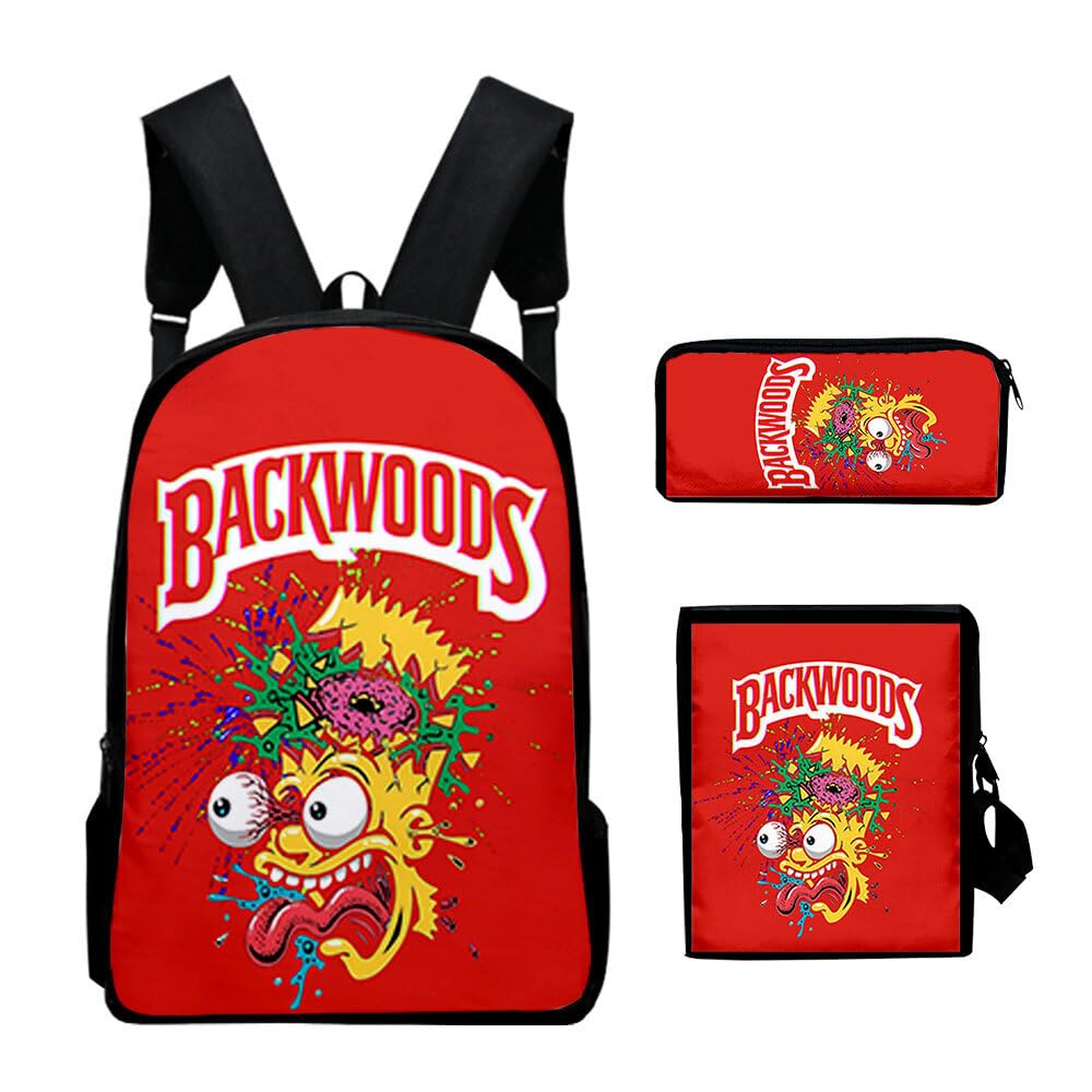 FEIRUIJI Backwoods Backpack Backwoods Laptop Backpack Travel Shoulder Backpack for men women