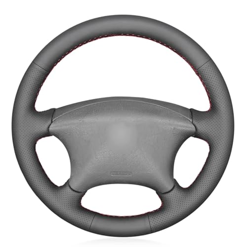 Fit for Citroen Picasso 2001-2008,Stitch Steering Wheel Cover,Leather Steering Wheel Cover Lace Up,Non-Slip Steering Wheel Cover