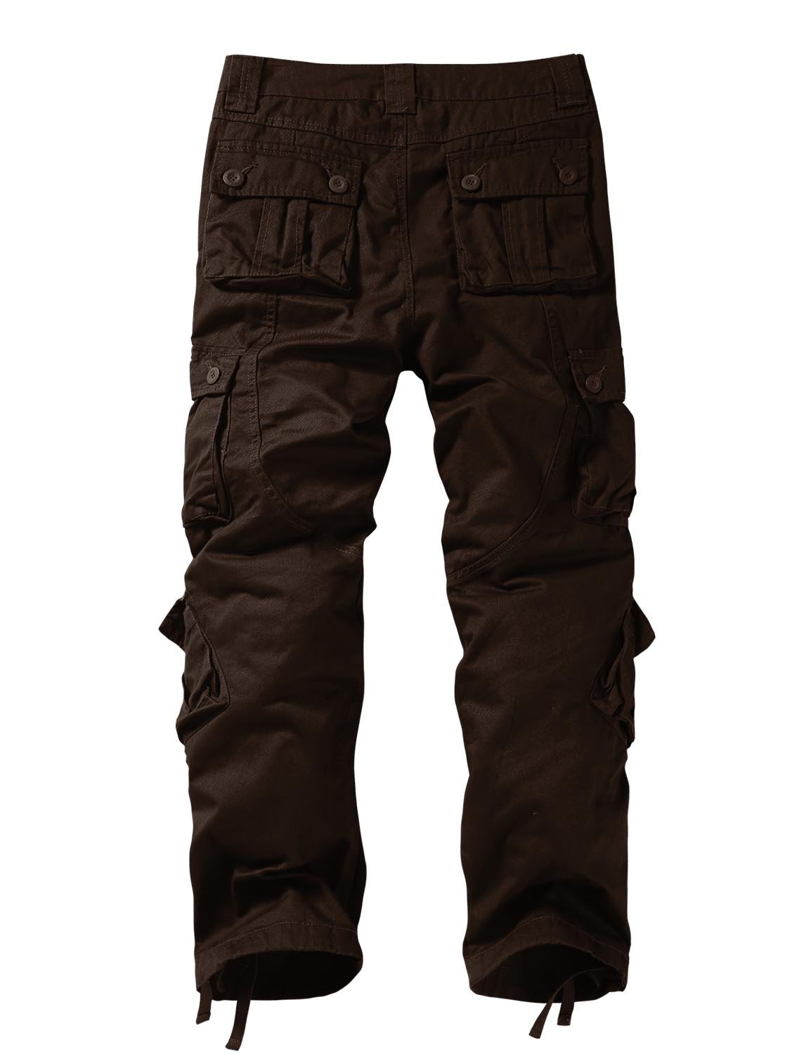 Match Men's Wild Cargo Pants(Brown,30)