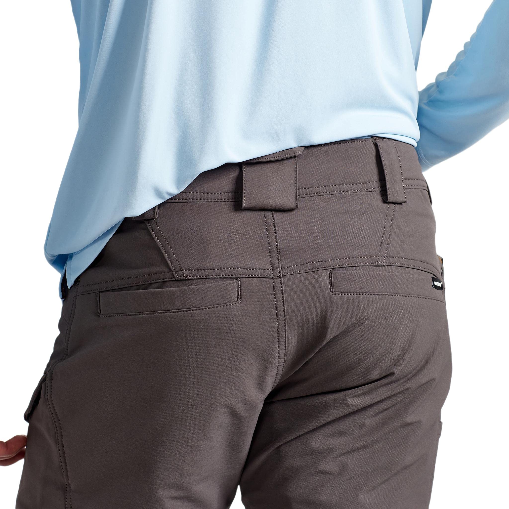 TRUEWERK Men's Work Pants - T2 WerkPant Technical Workwear, 42W X 34L Deep Grey