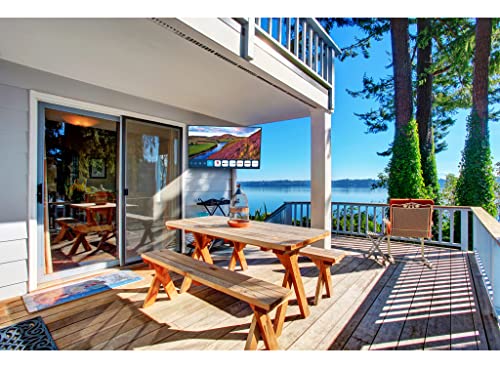 Peerless-AV 55" Neptune Partial Sun 4K HDR Outdoor Smart TV w/Free Outdoor Tilting Wall Mount (WPTV553)