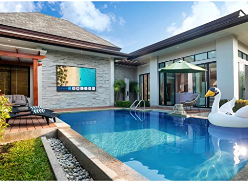 Peerless-AV 55" Neptune Partial Sun 4K HDR Outdoor Smart TV w/Free Outdoor Tilting Wall Mount (WPTV553)