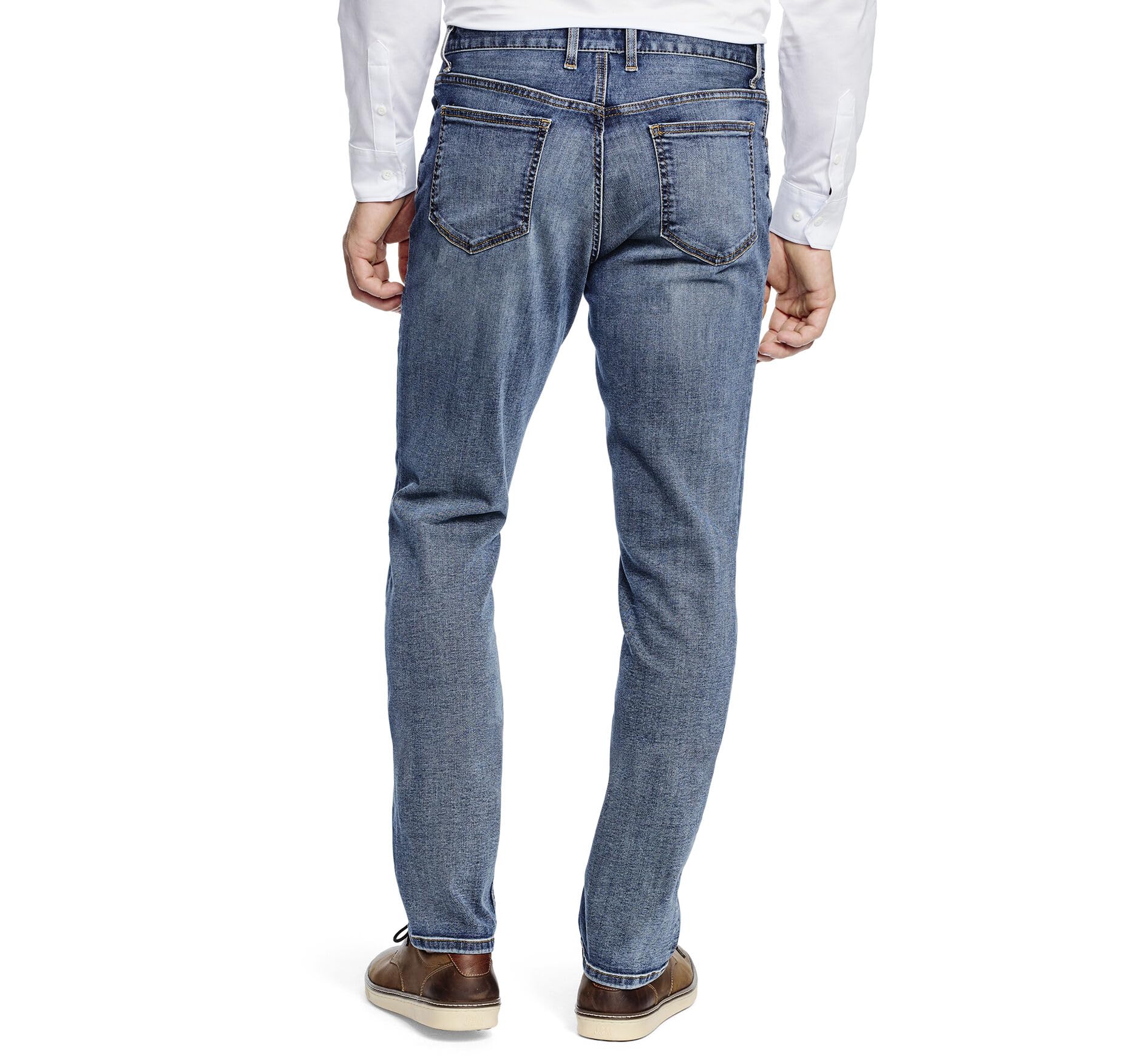 Johnston & Murphy Men's Denim Jeans Light Wash
