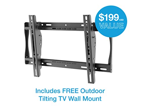 Peerless-AV 55" Neptune Partial Sun 4K HDR Outdoor Smart TV w/Free Outdoor Tilting Wall Mount (WPTV553)