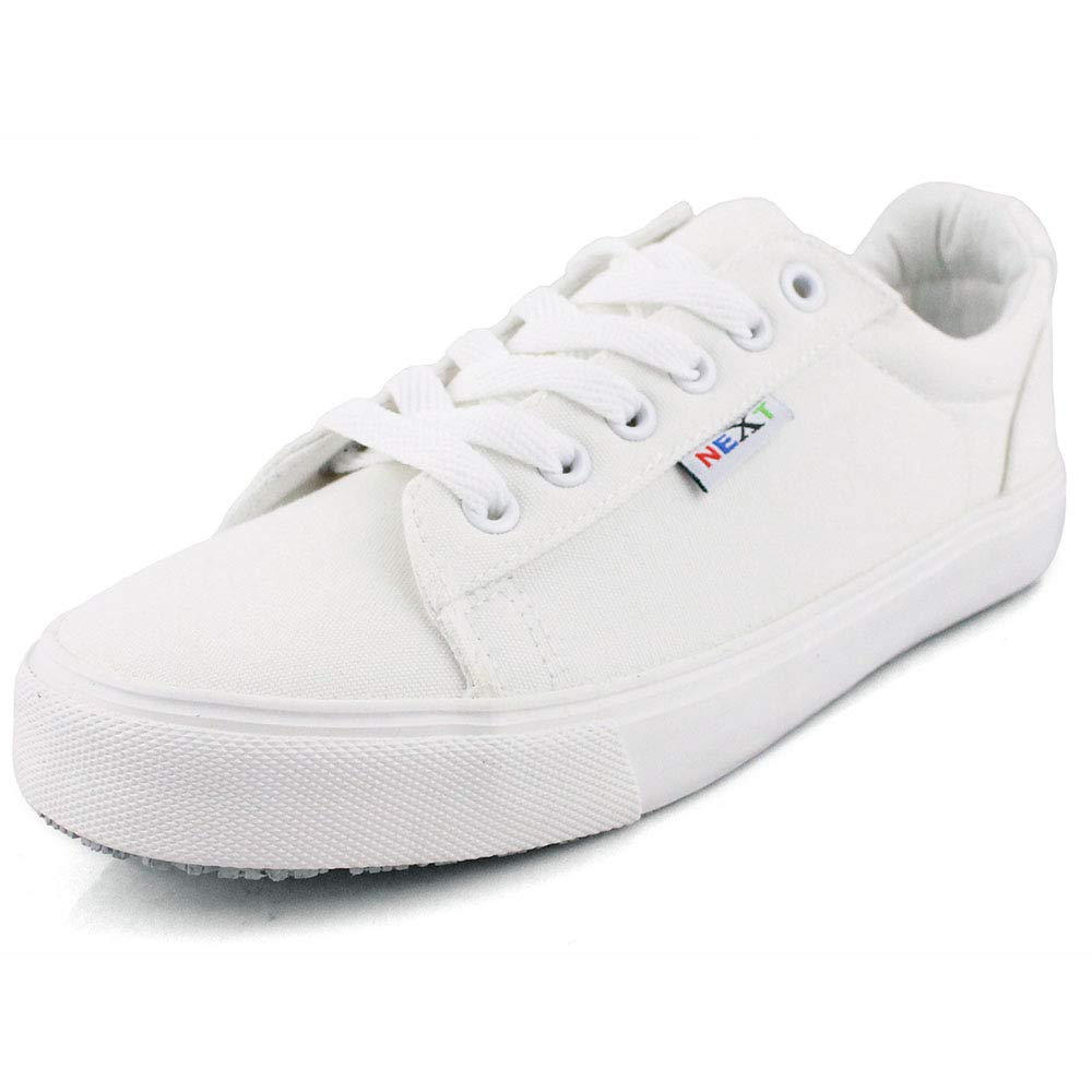 Laforst Next Gen Footwear Women's Christy 3327 Slip Resistant Sneaker, White, 9