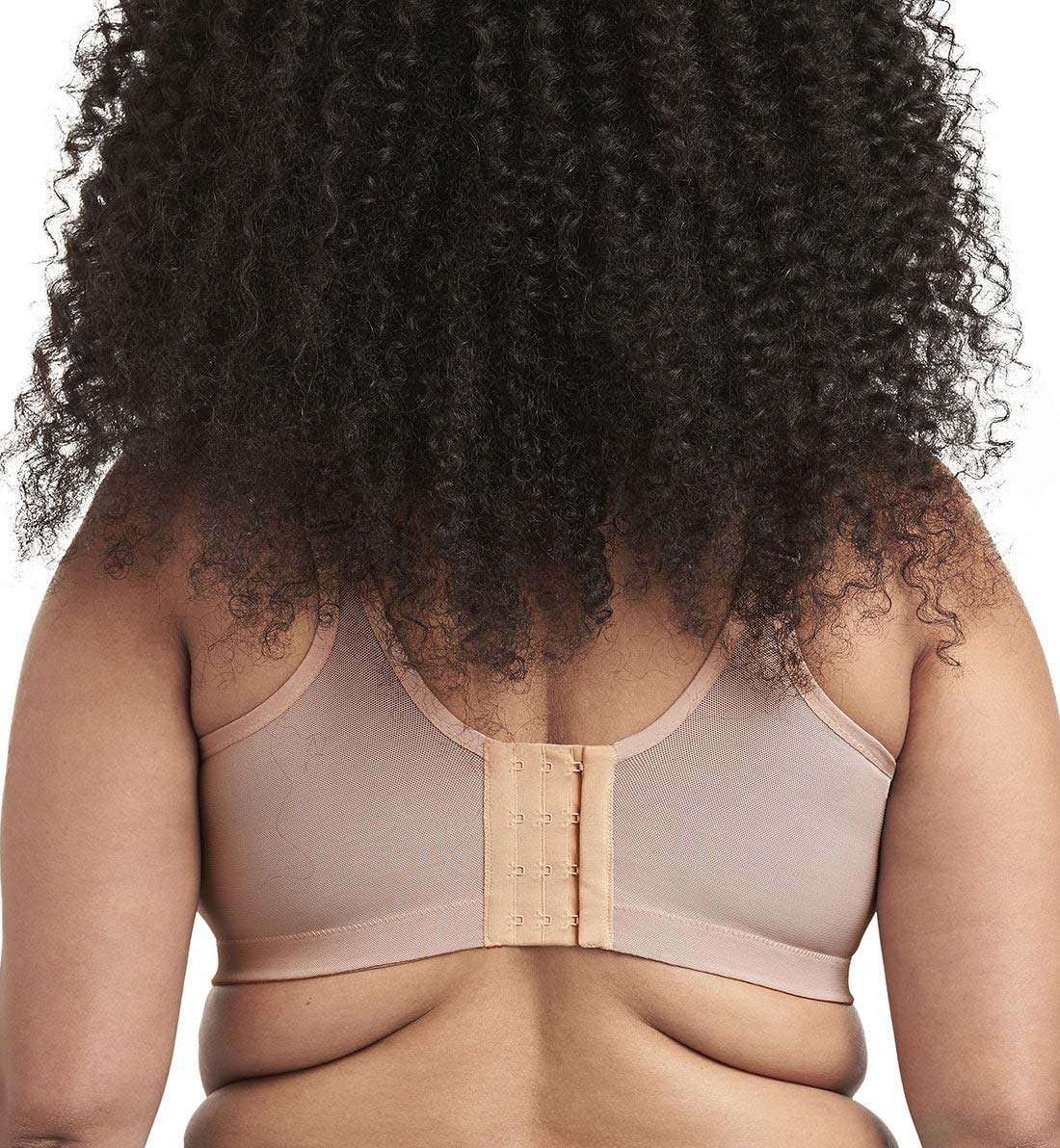GODDESS Women's Plus-Size Celeste Soft Cup Full Coverage Wireless Comfort Bra -Fawn, 40K