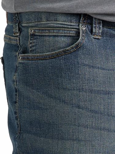 Lee Men's Big & Tall Extreme Motion Relaxed Straight Jean Maverick 46W x 32L