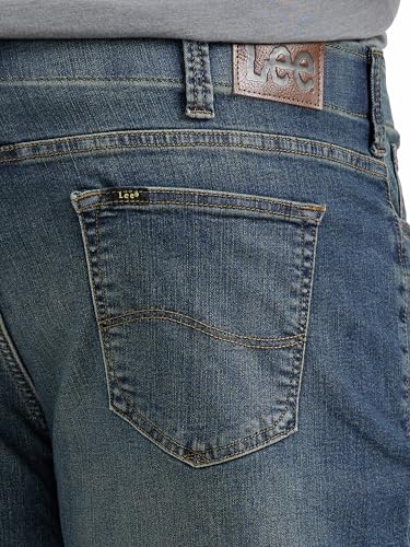 Lee Men's Big & Tall Extreme Motion Relaxed Straight Jean Maverick 46W x 32L