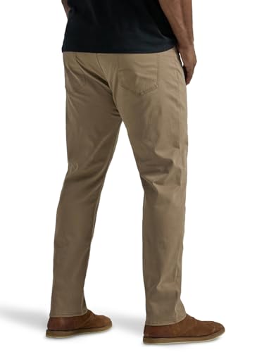 Lee Men's Big & Tall Extreme Motion Straight Taper Jean Cougar 52W x 30L