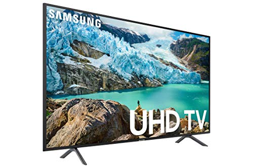 SAMSUNG UN55RU7100FXZA Flat 55-Inch 4K UHD 7 Series Ultra HD Smart TV with HDR and Alexa Compatibility (2019 Model)