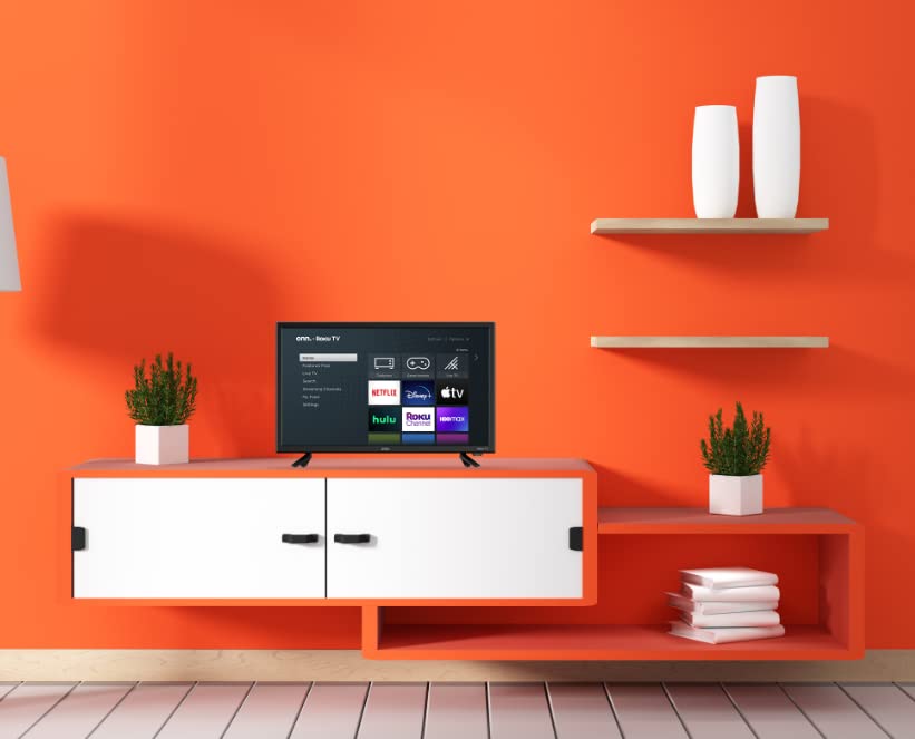 ONN 24-Inch Class HD LED Smart TV 720p Resolution, 60 Hz Refresh Rate, DLED Display, Wireless Streaming 100012590 (Renewed)