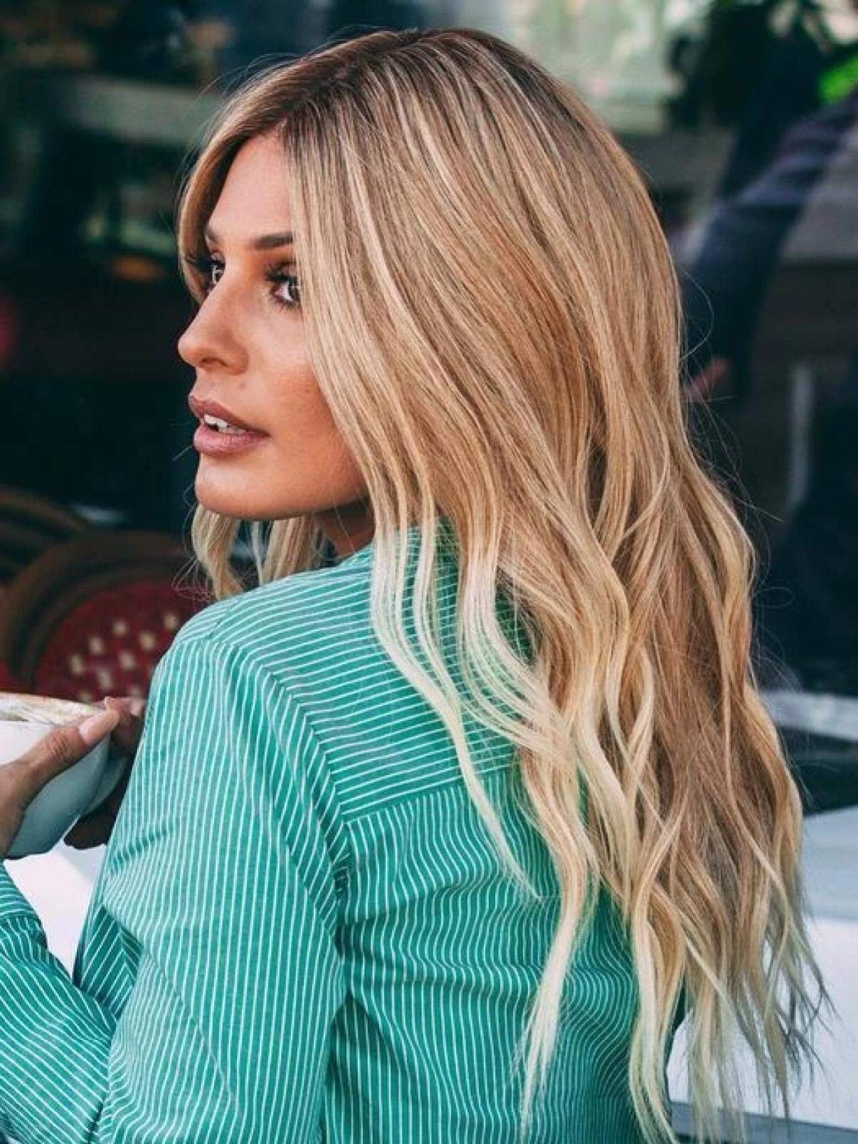 Bundle - 7 item: Blake Large Remy Human Hair Wig by Jon Renau, Christy's Wigs Q & A Booklet, BeautiMark Hydra Shampoo Conditioner Mask Protect Leave-In Spray Shine Serum - Color: 1B