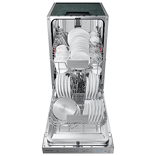 SAMSUNG DW50T6060US 46 dBA Stainless Compact Top Control Built-in Dishwasher