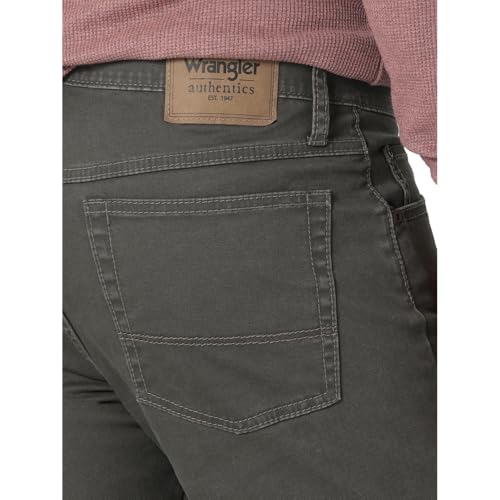 Wrangler Authentics Men's Slim Fit Straight Leg Jean, Anthracite, 32W x 32W