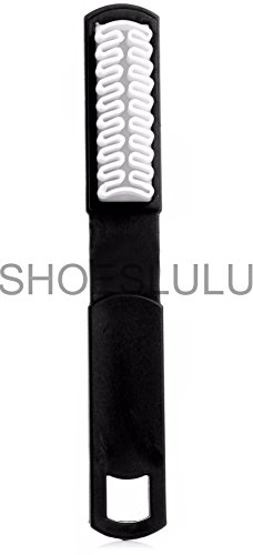 Shoeslulu Suede & Nubuck 2 Ways Leather Larger Brush Cleaner (1 Pack, Longer Wires [Larger Surface])