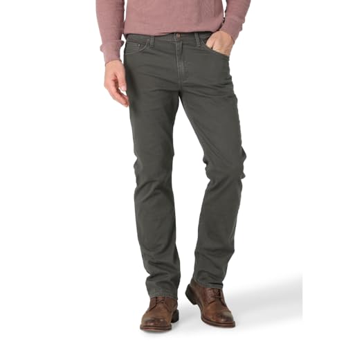 Wrangler Authentics Men's Slim Fit Straight Leg Jean, Anthracite, 32W x 32W