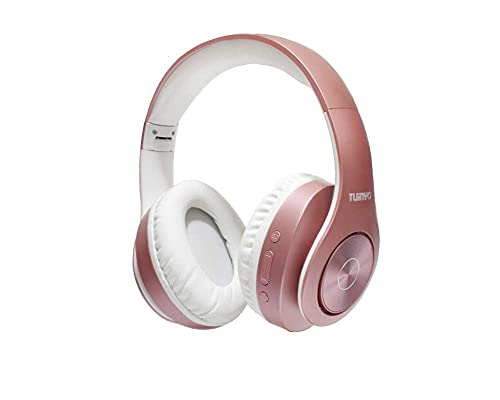 TUINYO Bluetooth Headphones Wireless, Over Ear Stereo Wireless Headset 35H Playtime with deep bass, Soft Memory-Protein Earmuffs, Built-in Mic Wired Mode PC/Cell Phones/TV
