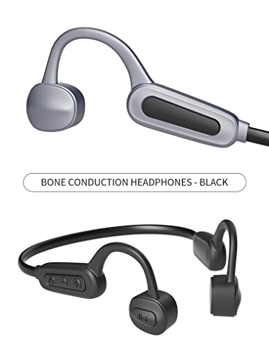 GULSARAYI Bone Conduction Headphones,Open Ear Bluetooth Headphones with Built-in Mic,IP68 Waterproof Wireless Sport Headset for Running Workout Gym Swimming