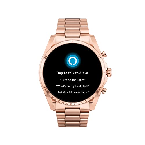 Michael Kors Gen 6 Bradshaw Stainless Steel Smartwatch Fitness Tracker , Rose Gold Tone-MKT5133V