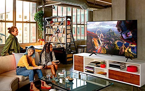 Samsung QN82Q60RAFXZA Flat 82-Inch QLED 4K Q60 Series (2019) Ultra HD Smart TV with HDR and Alexa Compatibility