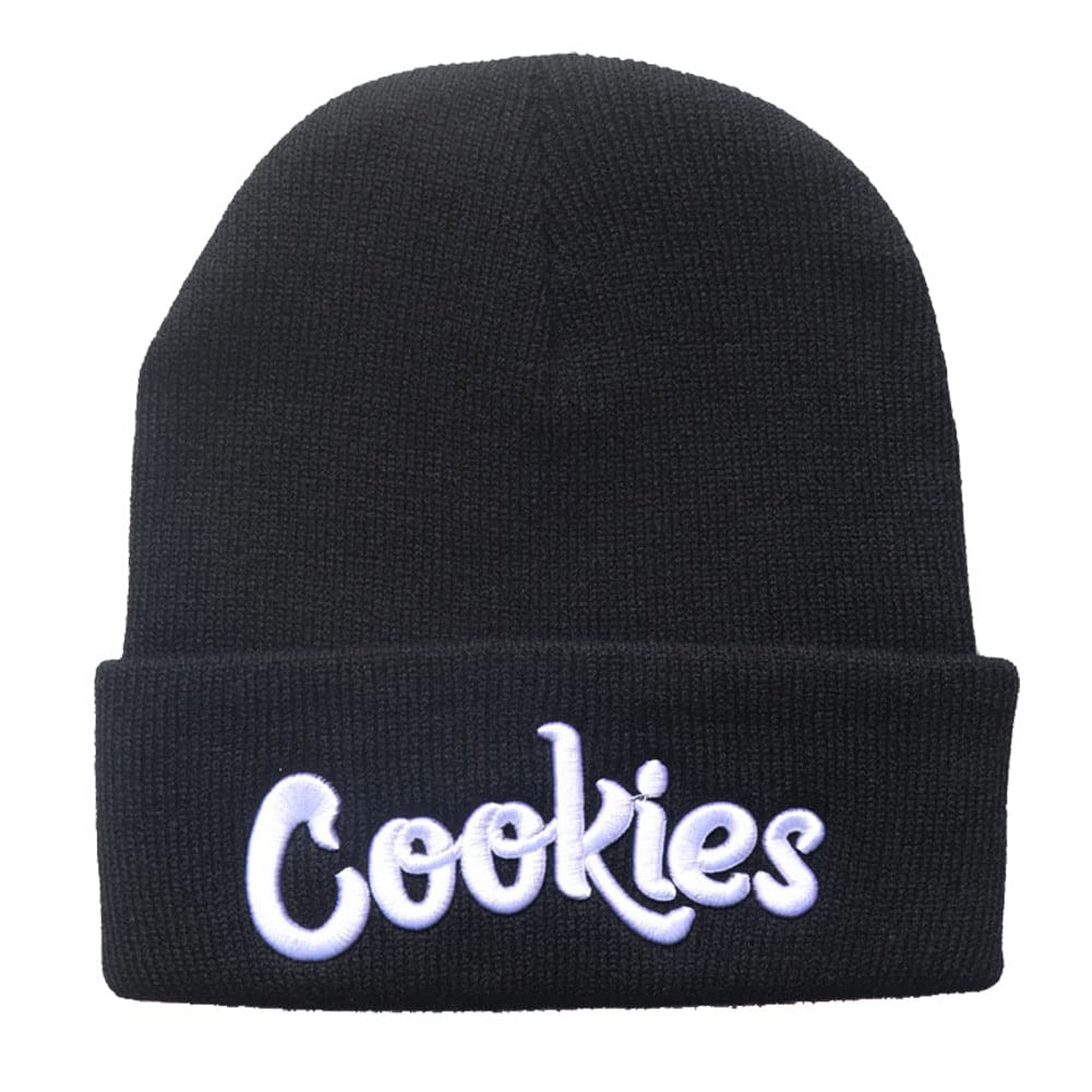 Awyjcas Boy Girl Fashion Trend Classic Winter Warm Knit Hat Beanie Cap for Children Adults Adolescents Cap (Black)