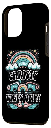 iPhone 13 Pro Max CHRISTY Vibes Only Cute Retro Girls CHRISTY Name Case