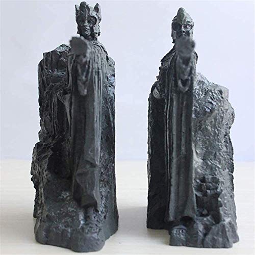 Bookend Supports HeavyDuty , Book Ends Bookends Book Shelves, Hobbit Third Gate of Resin Statue Bookends Home Decoration Anime Fans Gift