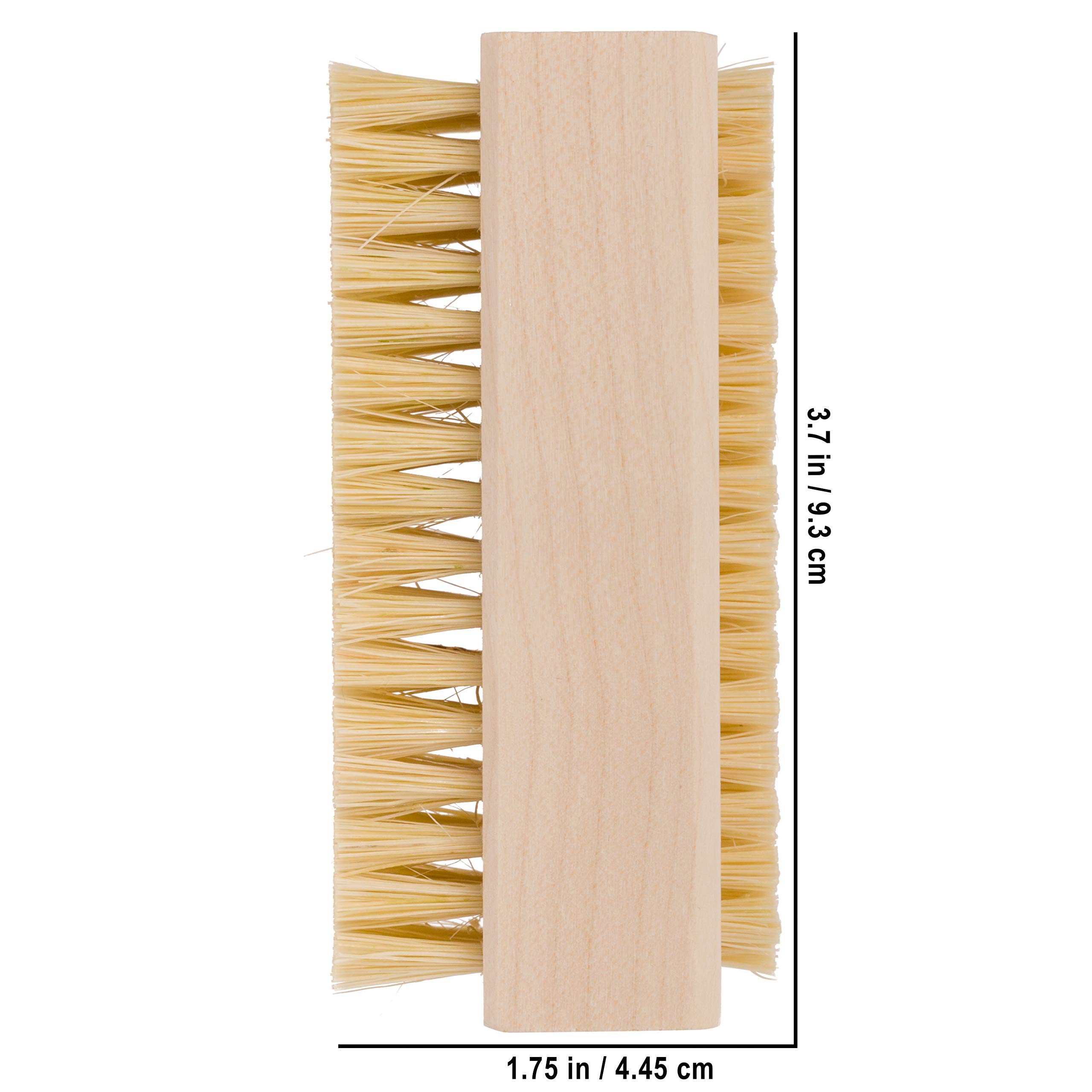 Redecker Tampico Fiber Nail Brush with Untreated Maple Wood Handle, 3-3/4-Inches