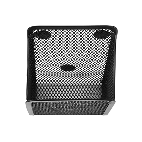 Sanpaint Magnetic Pencil Holder,Mesh Stainless Steel Pen Basket, Metal Writing Utensil Storage Organizer for Whiteboard,Blackboard,Kitchen, Locker, Home, or Office