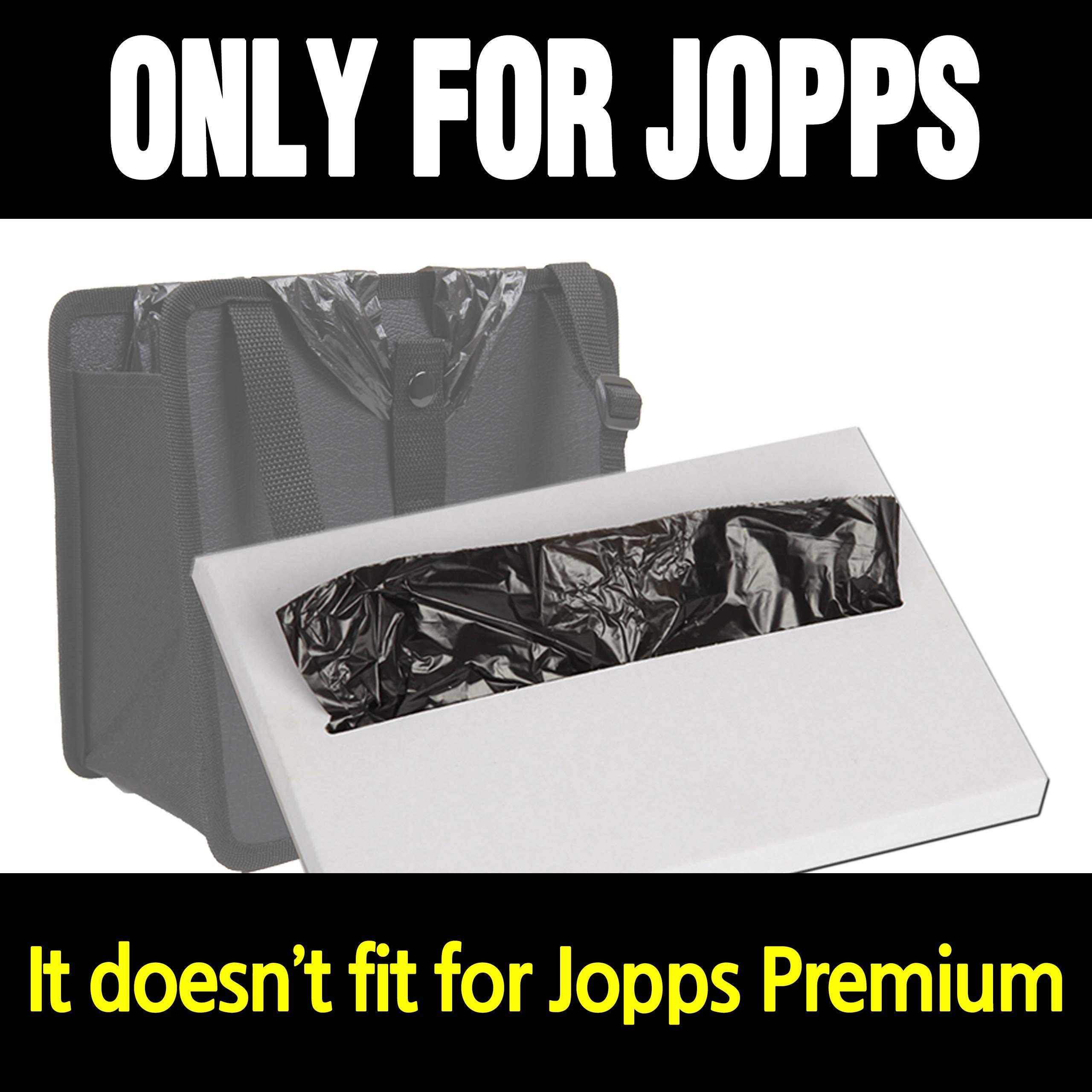 KMMOTORS Plastic bags for Car Trash Can, car garbage bags, car trash bags, trash bags for automotive (Jopps Medium & Aladdin Small)