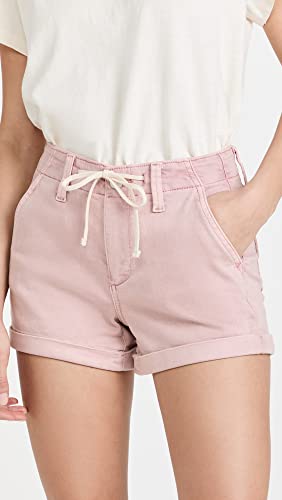 PAIGE Women's Christy Shorts, Vintage Rouge Glow, Pink, 30