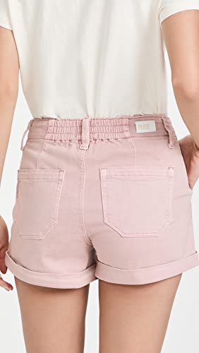 PAIGE Women's Christy Shorts, Vintage Rouge Glow, Pink, 30