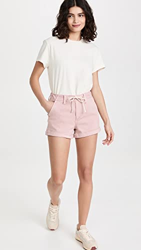 PAIGE Women's Christy Shorts, Vintage Rouge Glow, Pink, 30
